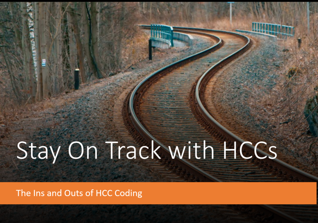 Stay on the Right Track with HCC Coding– HP215-A, HP215-M, HP215-D ...